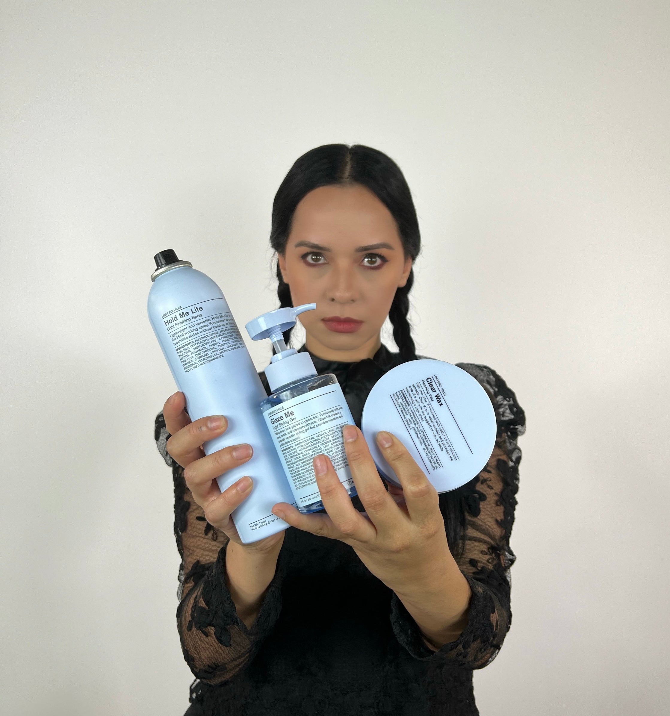 Halloween Hair Tutorial - Wednesday Addams – JBeverlyHills